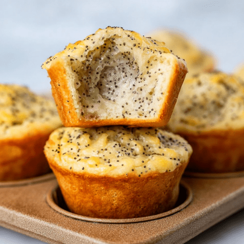 Lemon Poppy Seed Muffins (Moist, Bright & Bakery-Style) - Snack On Meat
