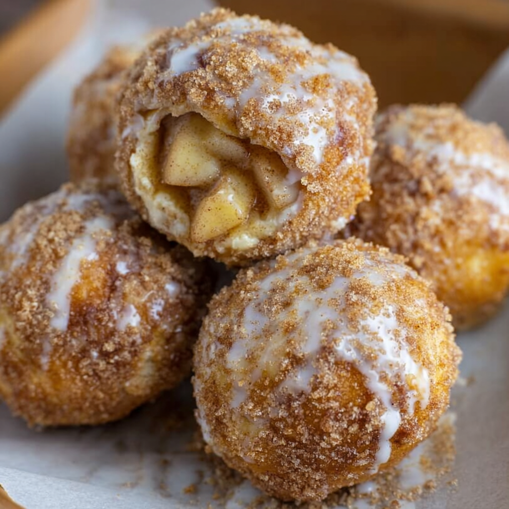 Air Fryer Apple Pie Bombs - Snack On Meat