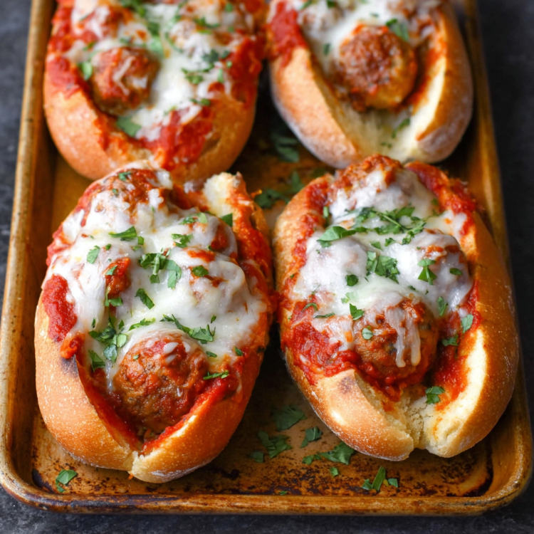 Mini Italian Meatball Subs - Snack On Meat