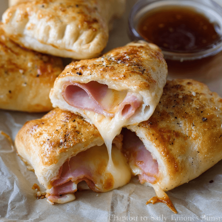 Homemade Ham & Cheese Pockets - Snack On Meat
