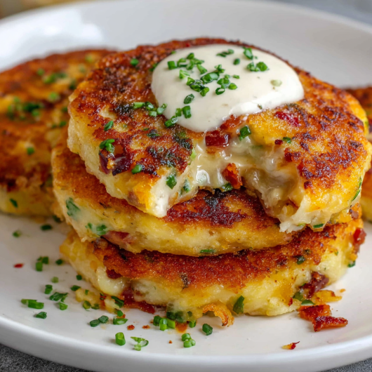 Loaded Mashed Potato Cakes (Crispy, Cheesy & Perfect for Leftovers ...