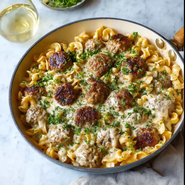 Swedish Meatball Pasta (Creamy, Cozy & Irresistible!) - Snack On Meat