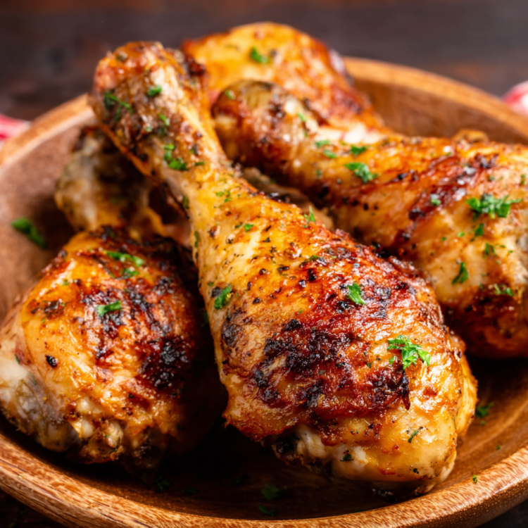 Baked Chicken Legs (Crispy Skin & Juicy Inside!) - Snack On Meat