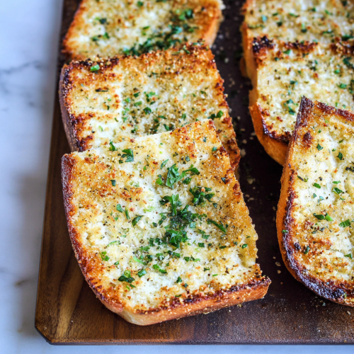BEST Ever Garlic Bread - Snack On Meat