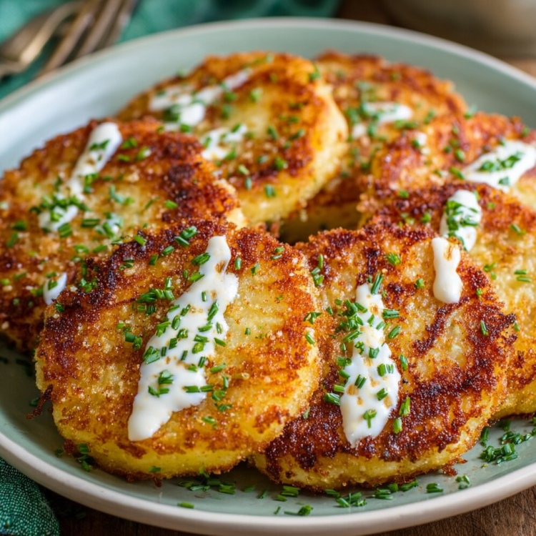 Crispy Mashed Potato Cakes - Snack On Meat