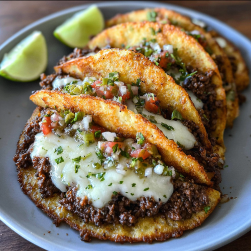 Crispy Ground Beef Tacos - Snack On Meat
